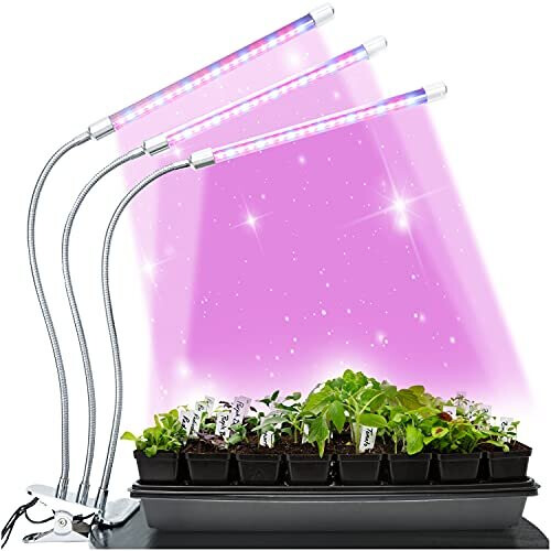 Brite Labs LED Grow Lights for Indoor Plants, 30W Plant Growing Lamps ...