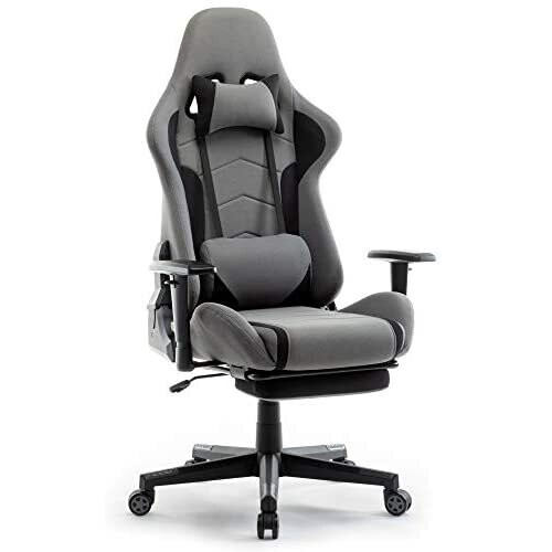 Gaming Chair, Fabric Gaming Chair Breathable Racing Office Chair for ...