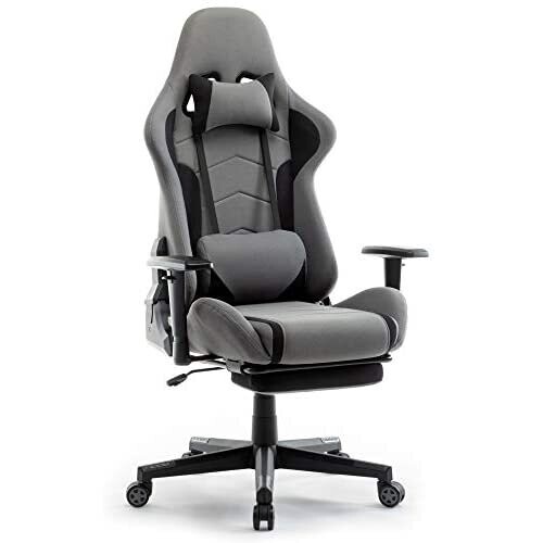 Gaming Chair, Fabric Gaming Chair Breathable Racing Office Chair for ...