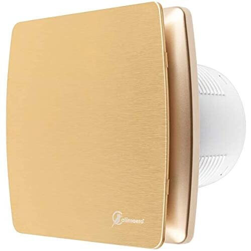 Bathroom Extractor Fan 4 Inch 100 mm with Timer Humidity Sensor and ...