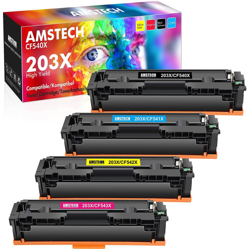 Compatible Amstech Toner Cartridge Replacement for HP 203X CF540X 203A ...