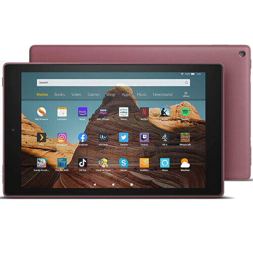(Plum) Amazon Fire HD 10 Tablet 10.1" 1080p Full HD display, 64 GB on OnBuy