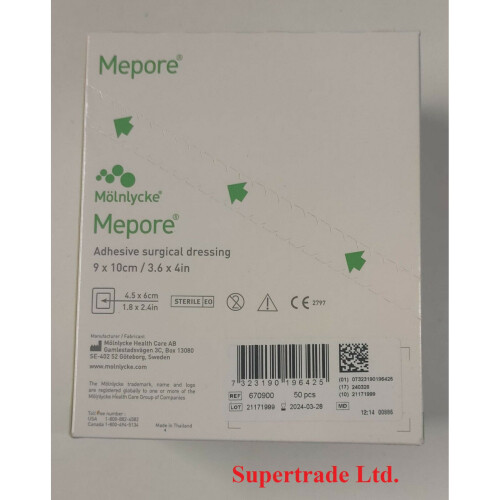 Mepore Dressings Self Adhesive Sterile Cuts Wounds First Aid Plasters 9 ...