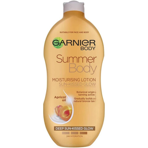 Garnier Summer Body Gradual Tan Moisturiser Deep 400 ml - Sun-Kissed ...