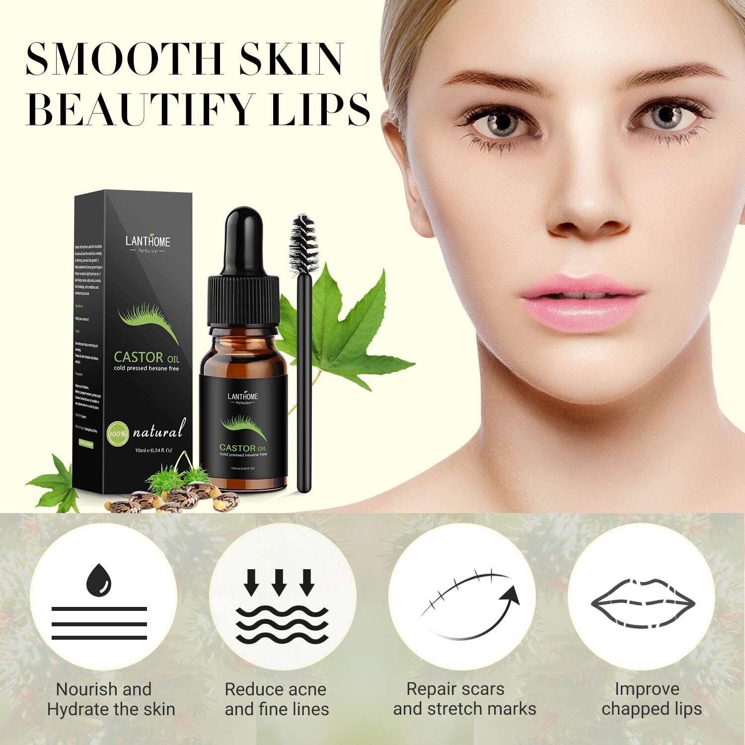 Organic Castor Oil Jane Choi Pure Castor Oil For Eyelashes Eyebrows