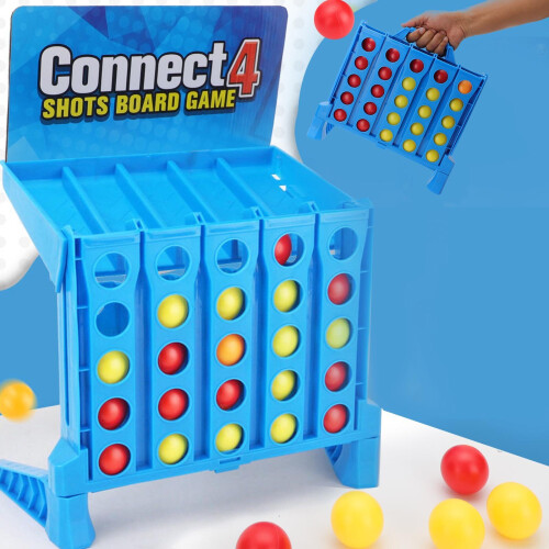 Funny Connect 4 Shots Game Toy Bounce Em In 4 The Win Party Kids on OnBuy