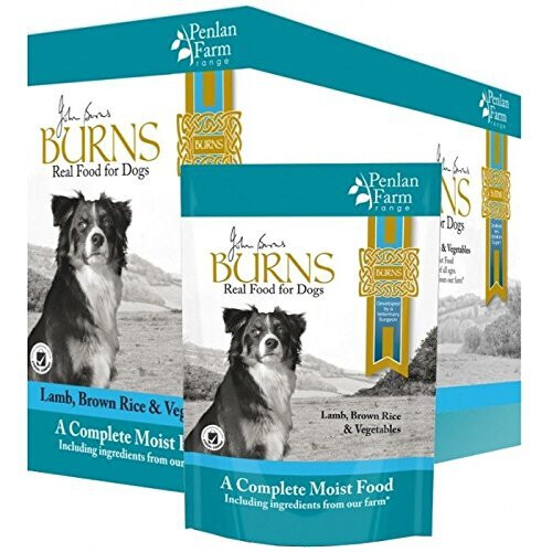 Burns 12 x 400g Penlan Farm Complete Lamb Brown Rice & Veg Wet Dog Food ...