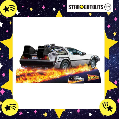 STAR CUTOUTS SC1574 DeLorean Car Back to The Future 88 miles per hour ...