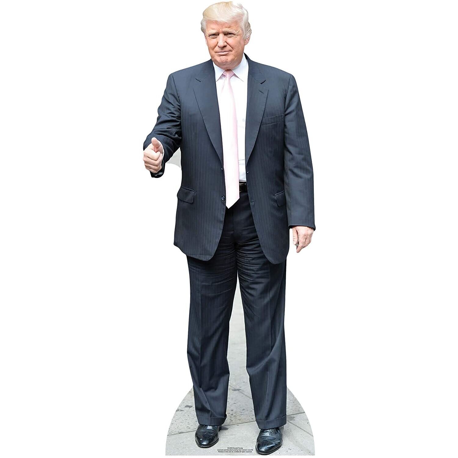 STAR CUTOUTS Donald Trump (Pink Tie) Life Size Cardboard Cut, Multi ...