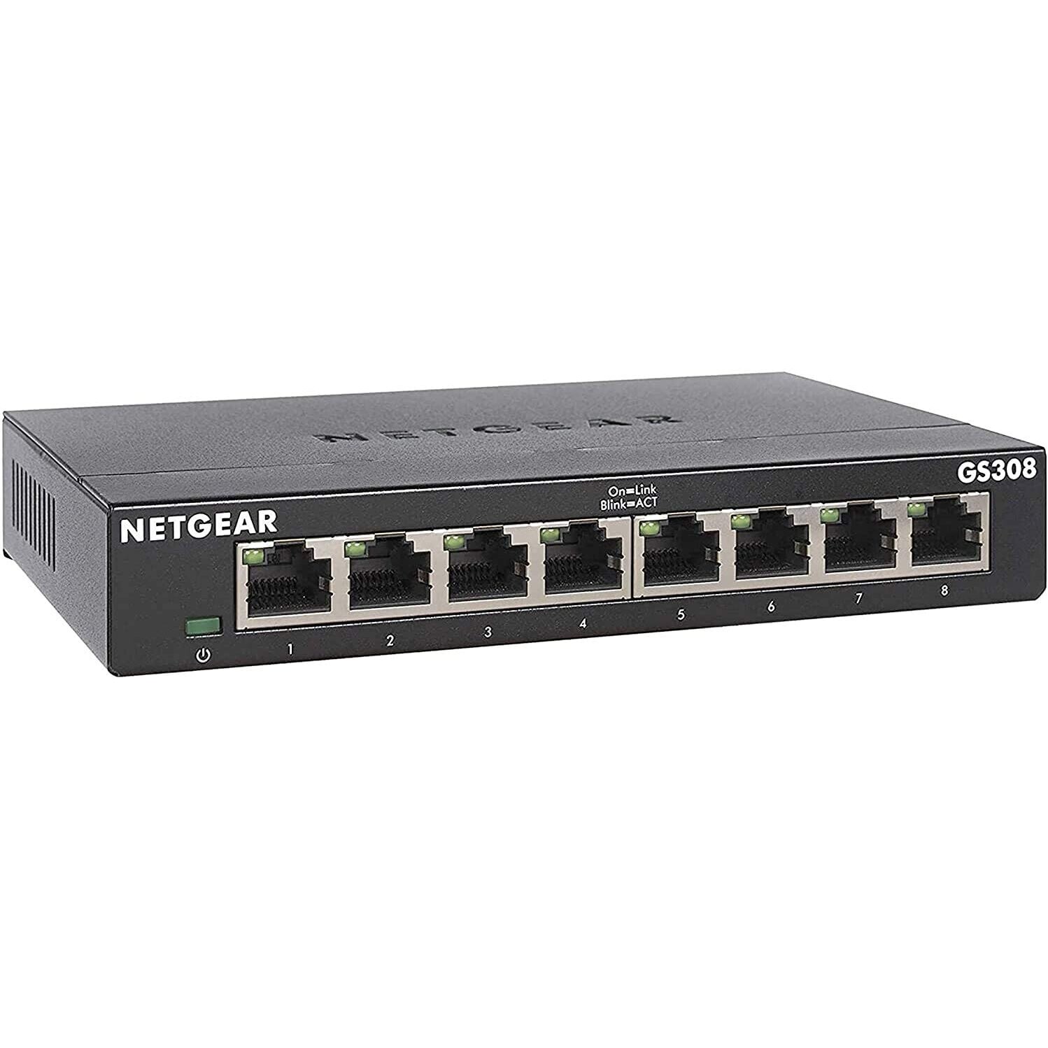 NETGEAR 8-Port Gigabit Ethernet Unmanaged Switch (GS308) - Home Network ...