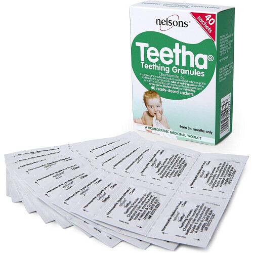Nelsons Teetha Teething Granules with Chamomilla 6c for Babies 3 ...