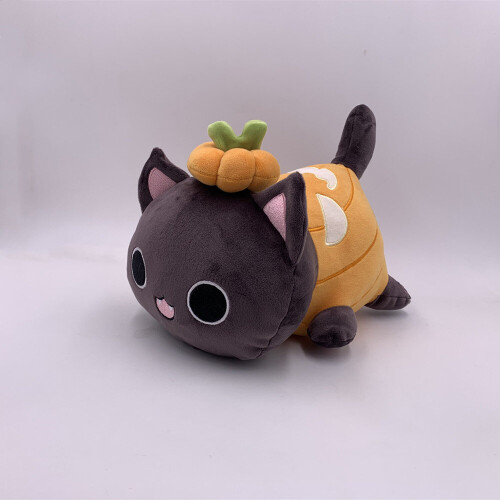 (Pumpkin cat) Aphmau Meow Meows Plush Doll Cat Soft Pillow Kids Toy on ...