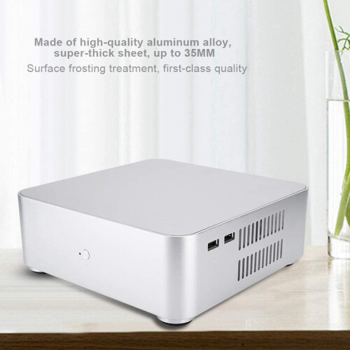 Bewinner Mini-ITX Case,Mini PC Computer Case Aluminum Alloy HTPC Case ...