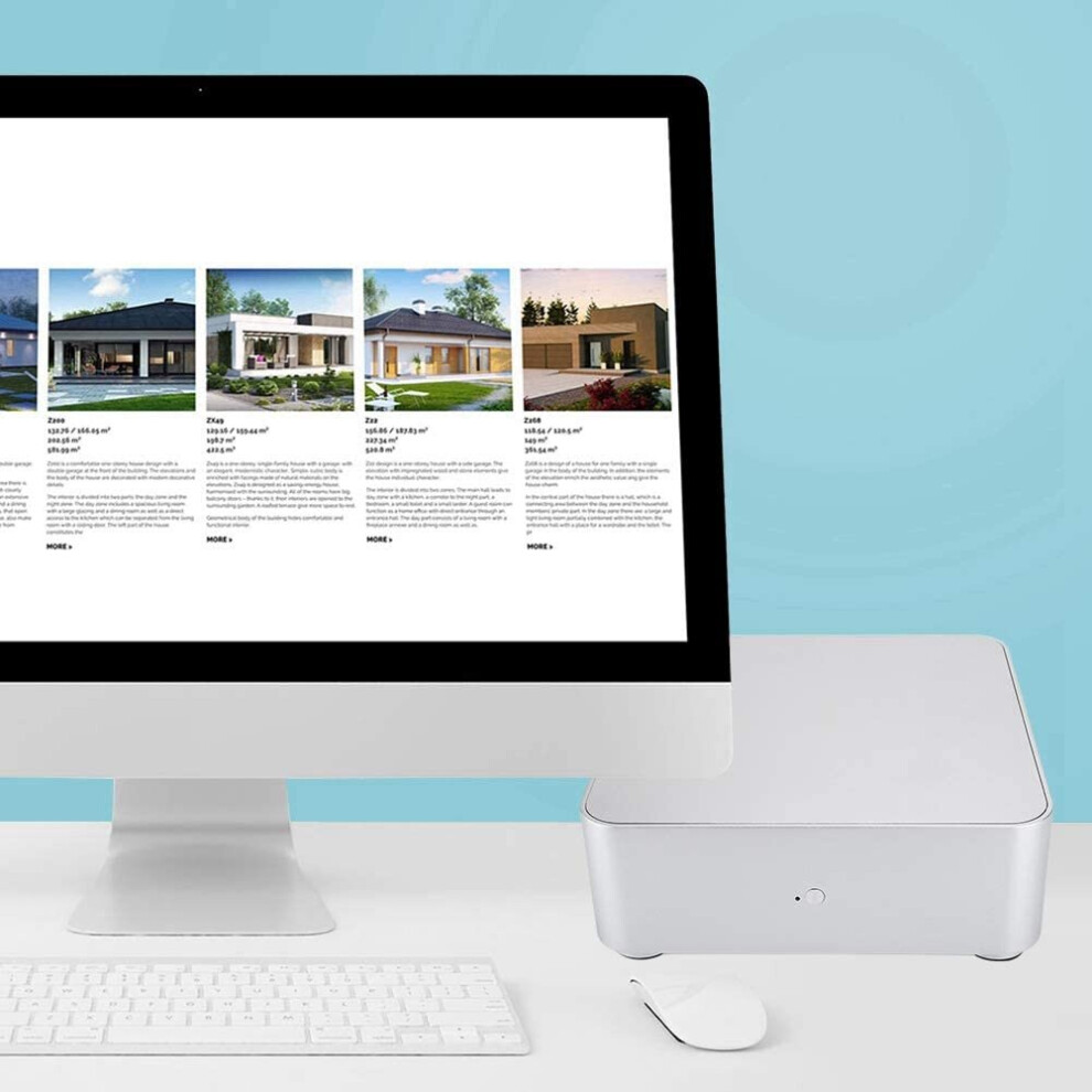 Bewinner Mini-ITX Case,Mini PC Computer Case Aluminum Alloy HTPC Case ...