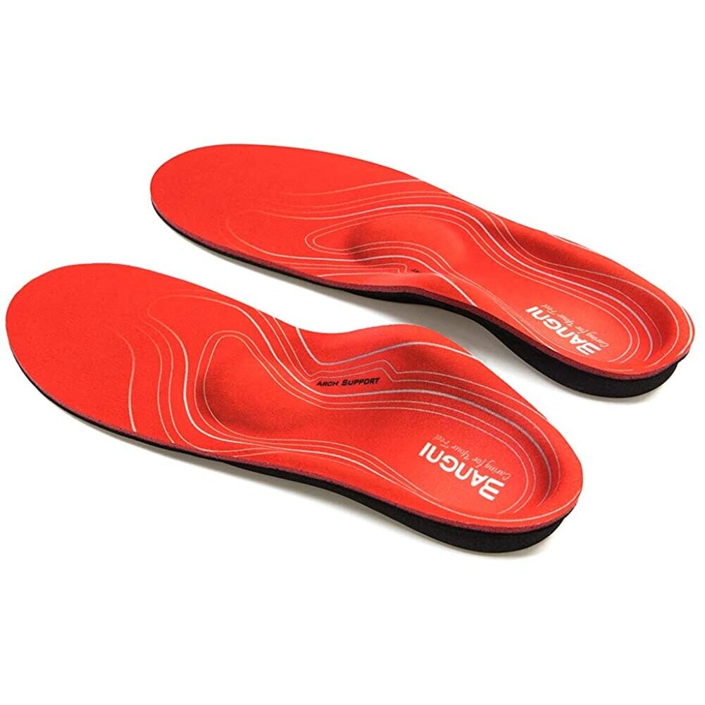 3ANGNI Orthotic Insole High Arch Foot Support Soft Plantar Fasciitis ...