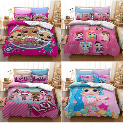 LOL Surprise Doll Series Bedding Kit Three-piece Quilt Cover on OnBuy