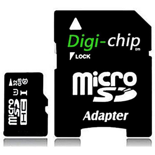 Digi-Chip 32GB Micro-SD Memory Card for Wifi Security Camera, IP Camera ...