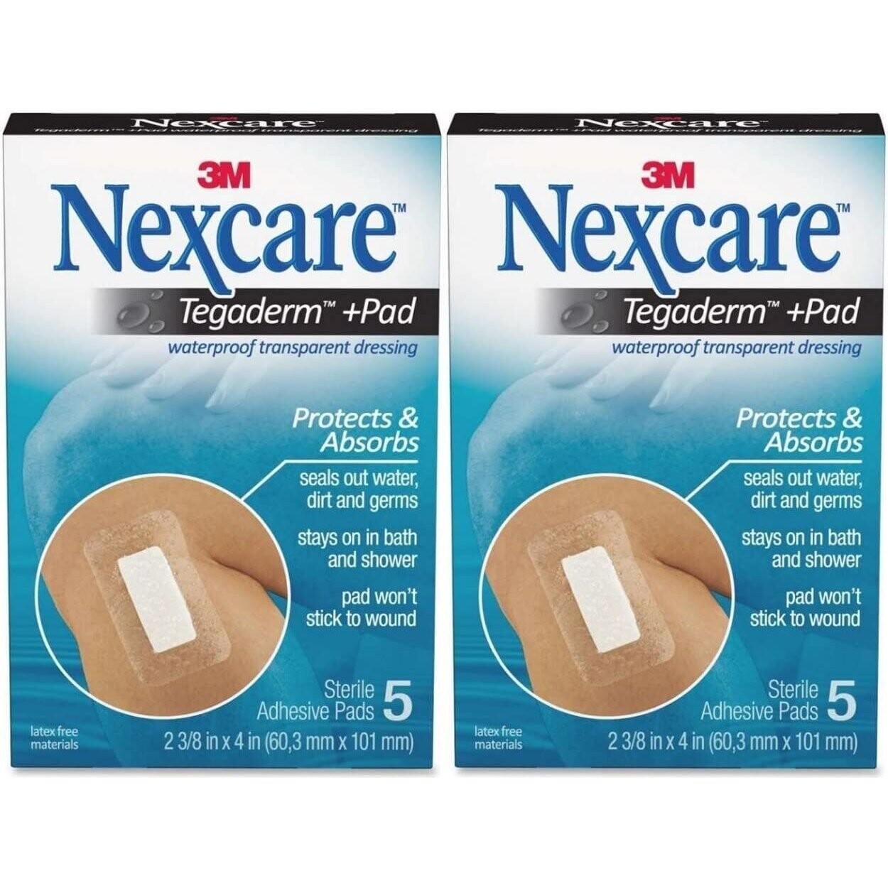 3M Nexcare Tegaderm +Pad - Tegaderm +Pad Wound Dressing (5's) on OnBuy