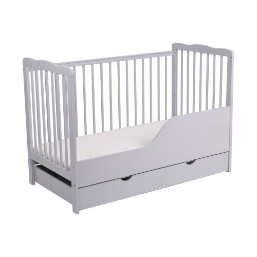 (Grey) MCC BABY COT BED Brooklyn Baby Cot Crib with Water Repellent ...