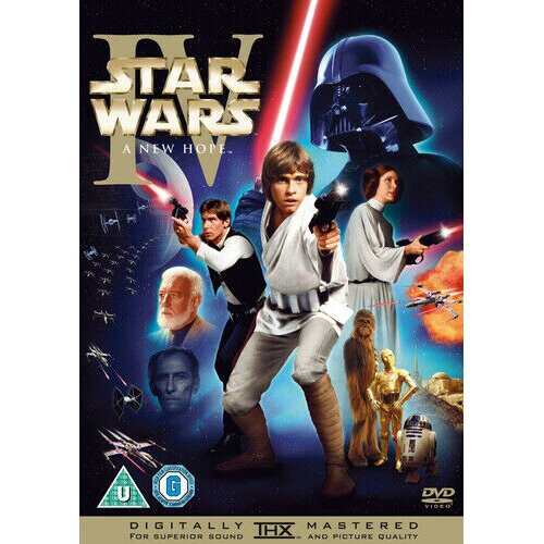 Star Wars Episode IV - A New Hope DVD Mark Hamill Lucas (DIR) cert U ...