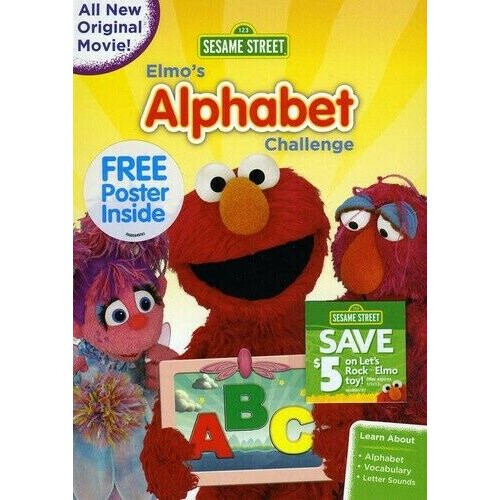Sesame Street Elmos Alphabet Challenge DVD - Region 2 on OnBuy