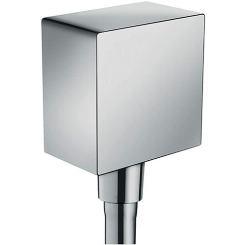 hansgrohe 26455000 FixFit Wall Outlet Square with Non-Return Valve ...