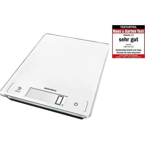 Soehnle Page Profi 300, Digital Food Scale for Cooking and Meal Prep ...