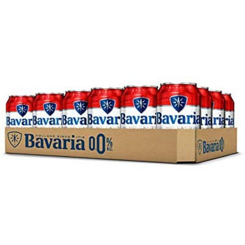 Bavaria 0.0 Percent Original Alcohol Free Beer 24 x 330 ml Cans on OnBuy