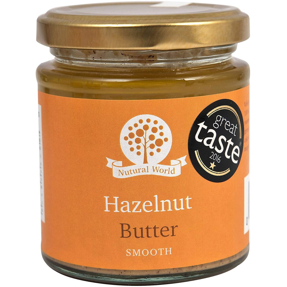 Nutural World - Smooth Hazelnut butter (170g) - 100% Pure / Single ...