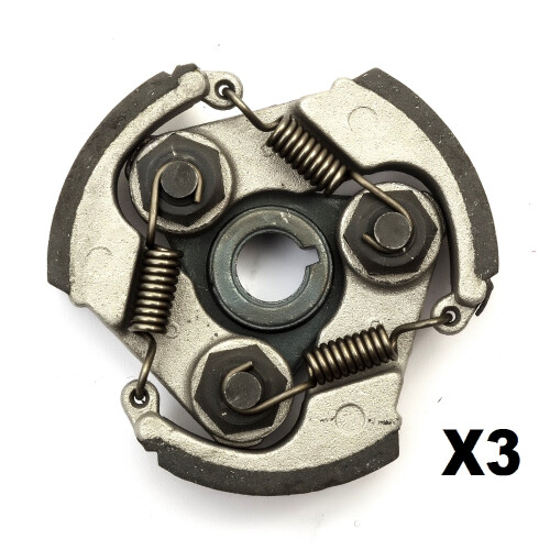 3x Mini Moto Racing Bike 3 Shoe Clutch 2 Stroke Minimoto Pocket Race ...