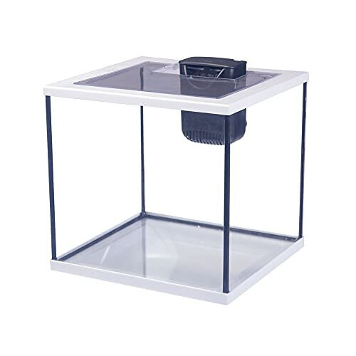 Interpet Aqua Cube Glass Fish Tank Aquarium with Integrated LED ...