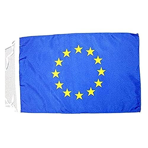 AZ FLAG Europe Flag 18'' x 12'' cords - European Union SMALL flags 30 x ...
