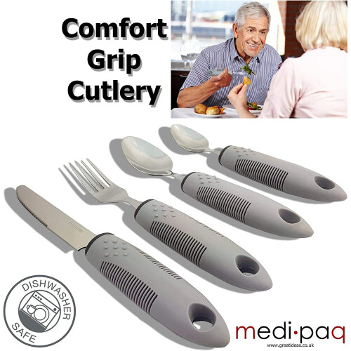 iMedic Comfort Grips Cutlery - Disability Eating Aids - Great for The ...