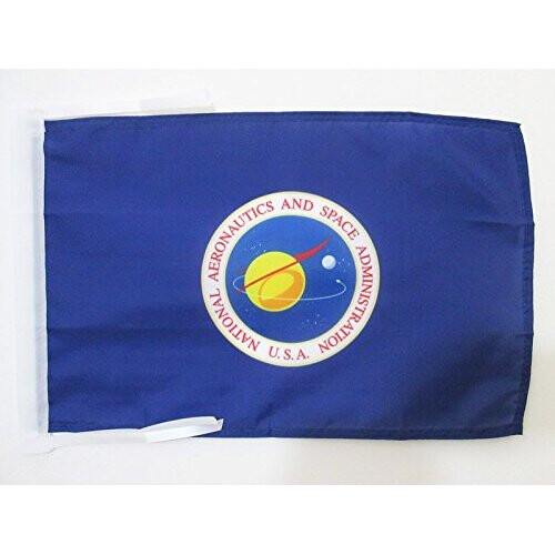 AZ FLAG United States NASA Flag 18'' x 12'' cords - US National ...