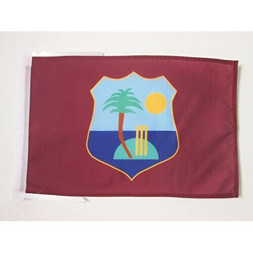 AZ FLAG West Indies Flag 18'' x 12'' cords - Windies SMALL flags 30 x ...