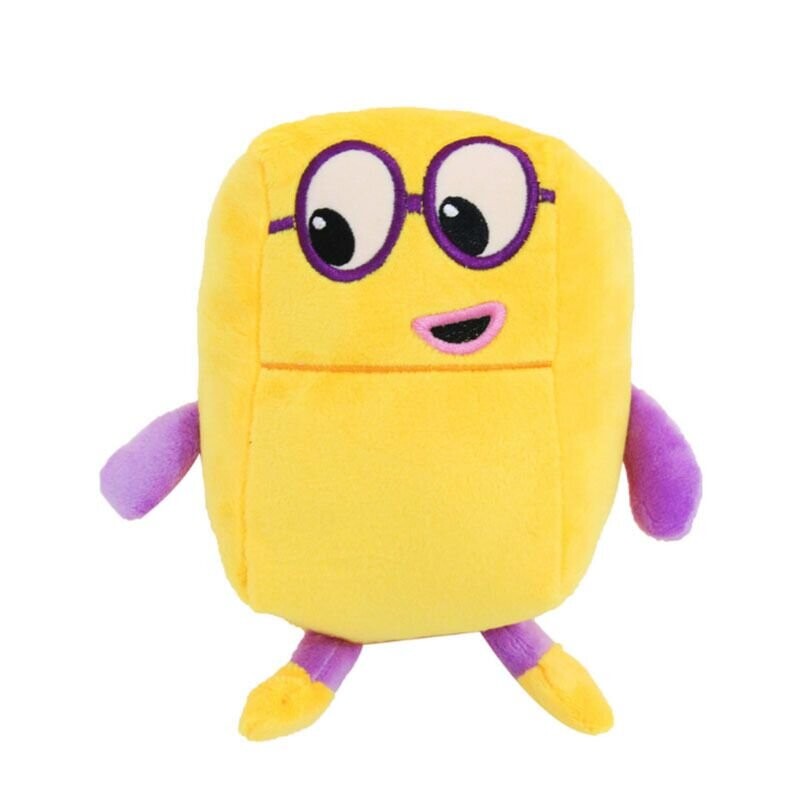 (Yellow) Numberblocks Plush Toys Number Stuffed Dolls Cartoon ...