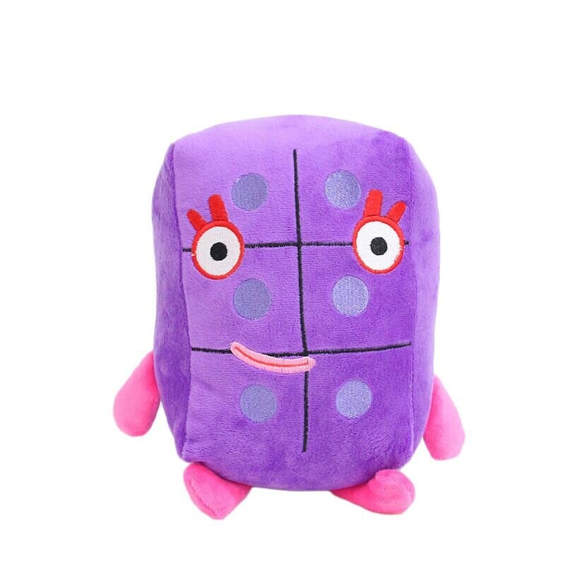 (Purple) Cartoon Numberblocks Plush Toys Stuffed Dolls on OnBuy