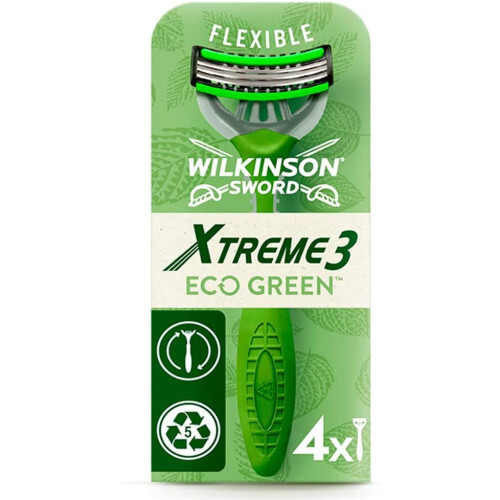 Wilkinson Sword - Xtreme 3 Eco Green X 4 - Disposable Razor Man Eco ...