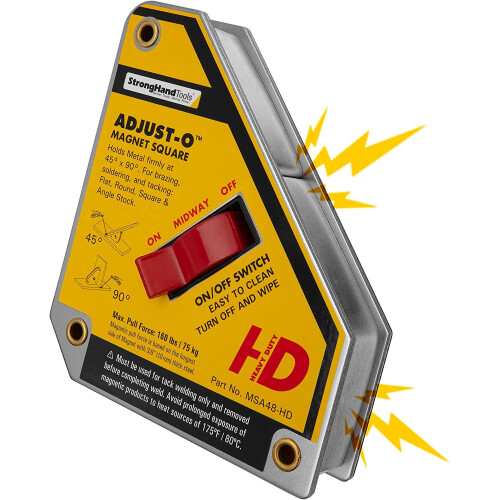 Strong Hand Tools - Str-7089, Heavy Duty, Adjust-O Magnet Square, On ...
