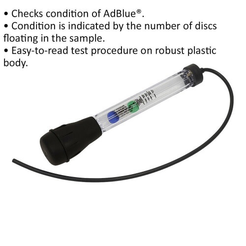 Disc Type AdBlue Tester - Easy-to-Read Test Procedure - Condition ...