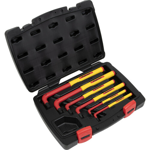 6 Piece Extra-Long Electricians Hex Key Set - VDE Approved - 2.5mm to ...