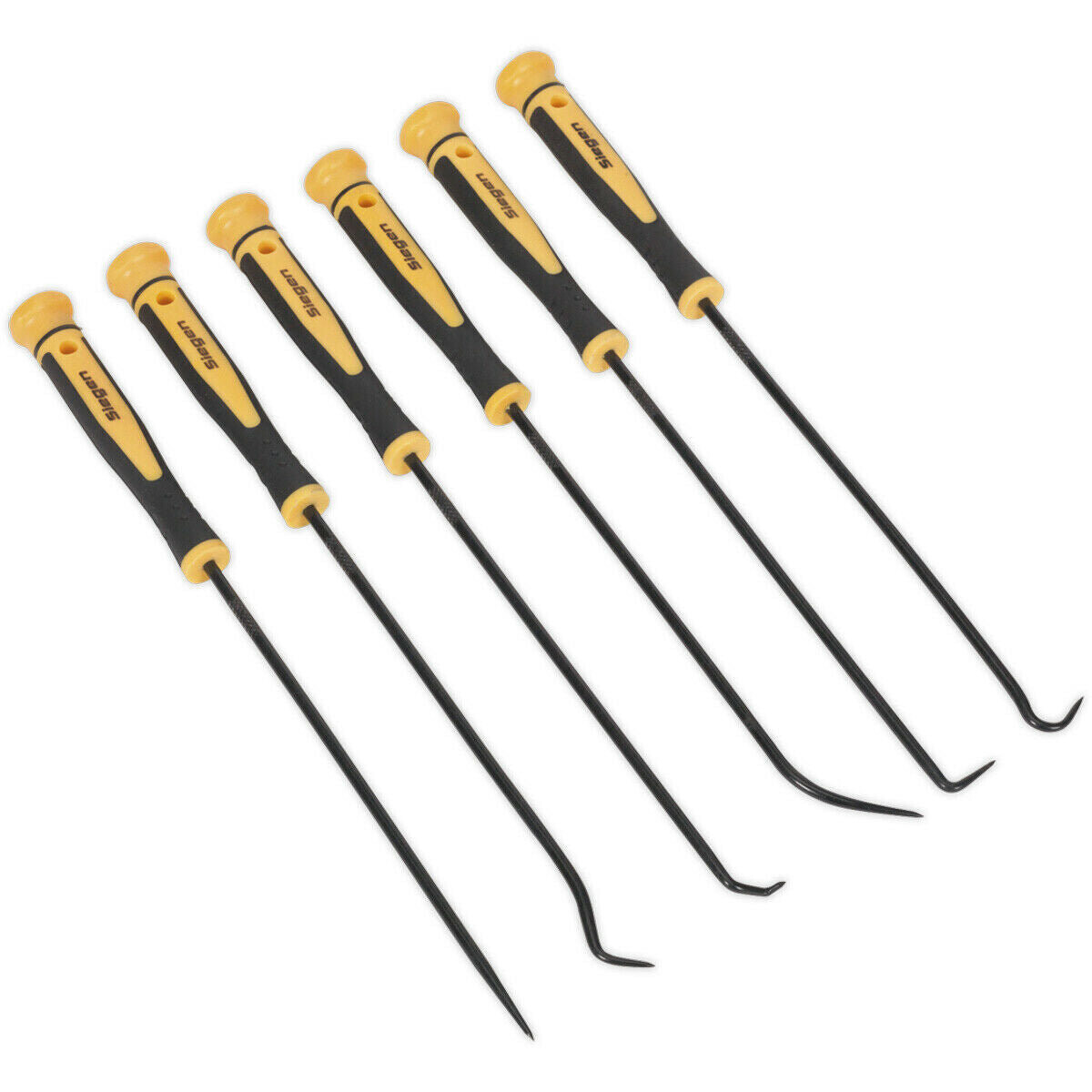 6 PACK Extra Long Reach Pick & Hook Set - Hose & Pin Clip Picking O ...