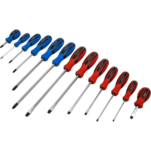 13 PACK Hammer Through Screwdriver Set - Hardened Steel Hammer Strike ...