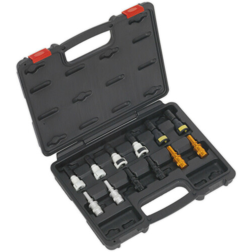 12 Piece Diesel Fuel Line Blanks Set - Male & Female Connectors - Line ...