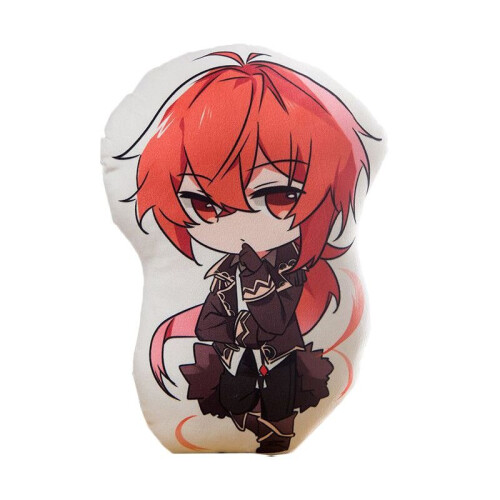 (Diluc) 45cm Genshin Impact Plush Toy Pillow Stuffed Doll on OnBuy