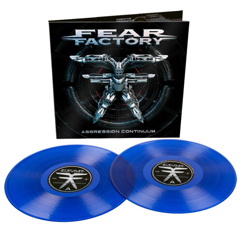 Aggression Continuum (Blue Transparent Vinyl) - FEAR FACTORY - vinyl on ...
