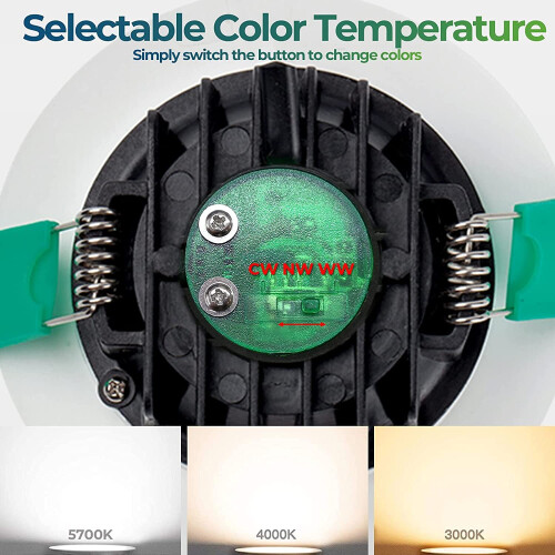 LED Recessed Ceiling Light ALUX 10W Dimmable IP44 Ultra Slim LED ...