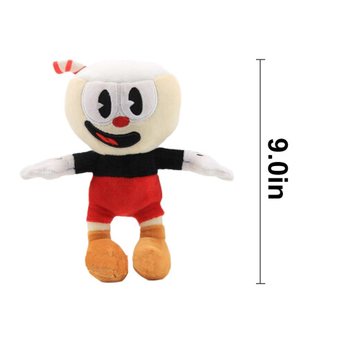 (Cuphead) Cuphead Plush Doll Mugman Doll Teddy Soft Toys Puphead Devil ...