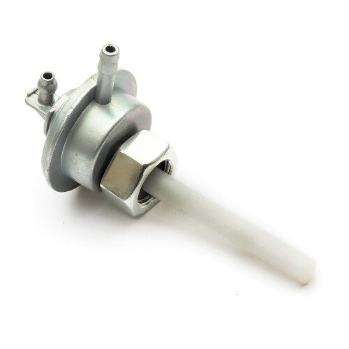 Vacuum Fuel Pump Cock Petcock Silver Fits BTM 50cc QT9 Chinese Scooter ...