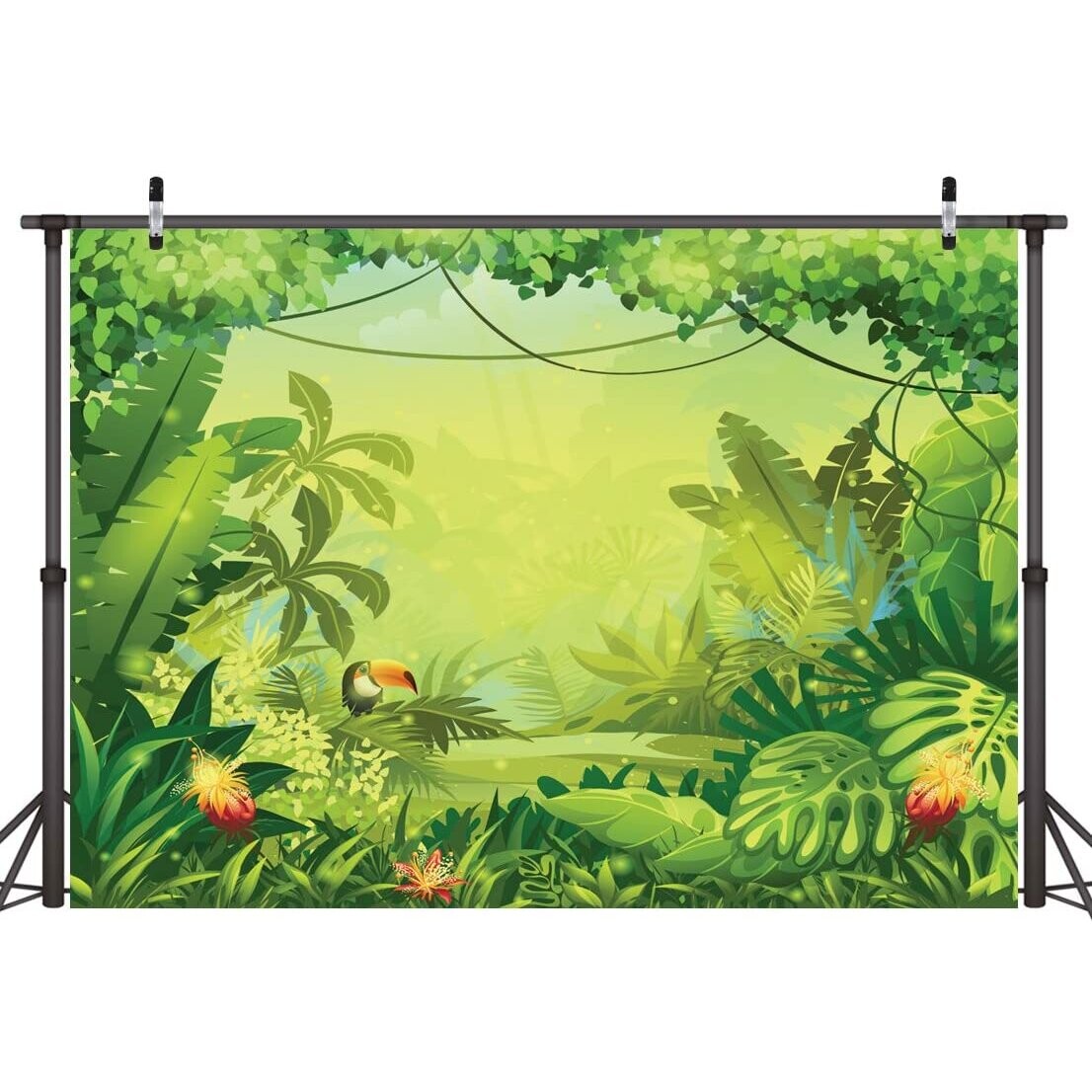 LYWYGG 7x5FT Vinyl Animation Jungle Photography Backdrops Photo ...